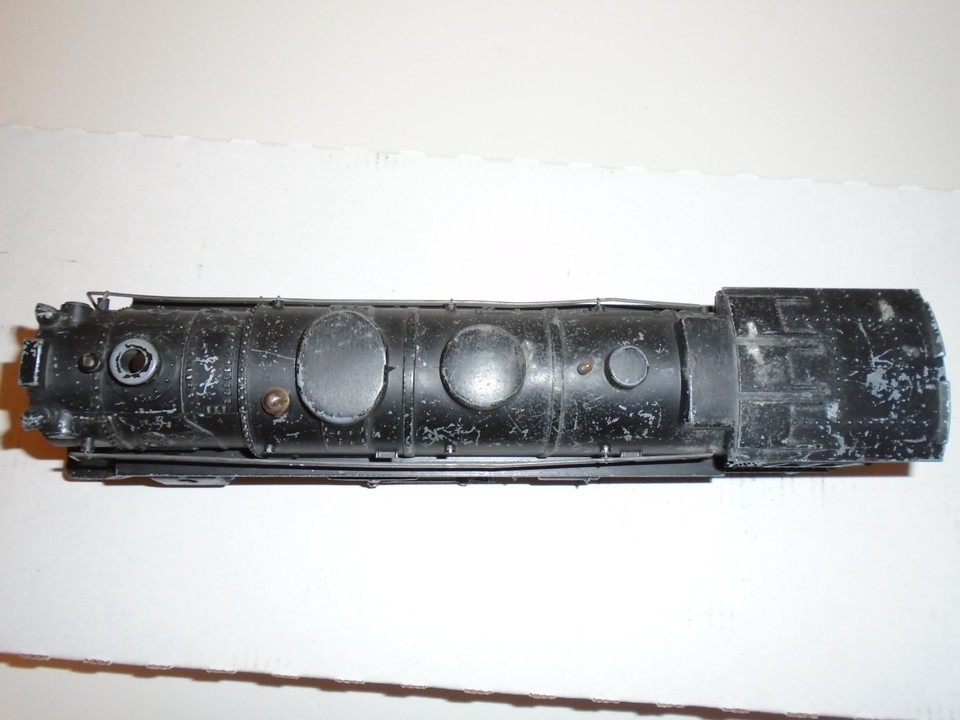 Marx Trains 333 Steam Locomotive Shell Only Parts O Gauge Black Diecast ...