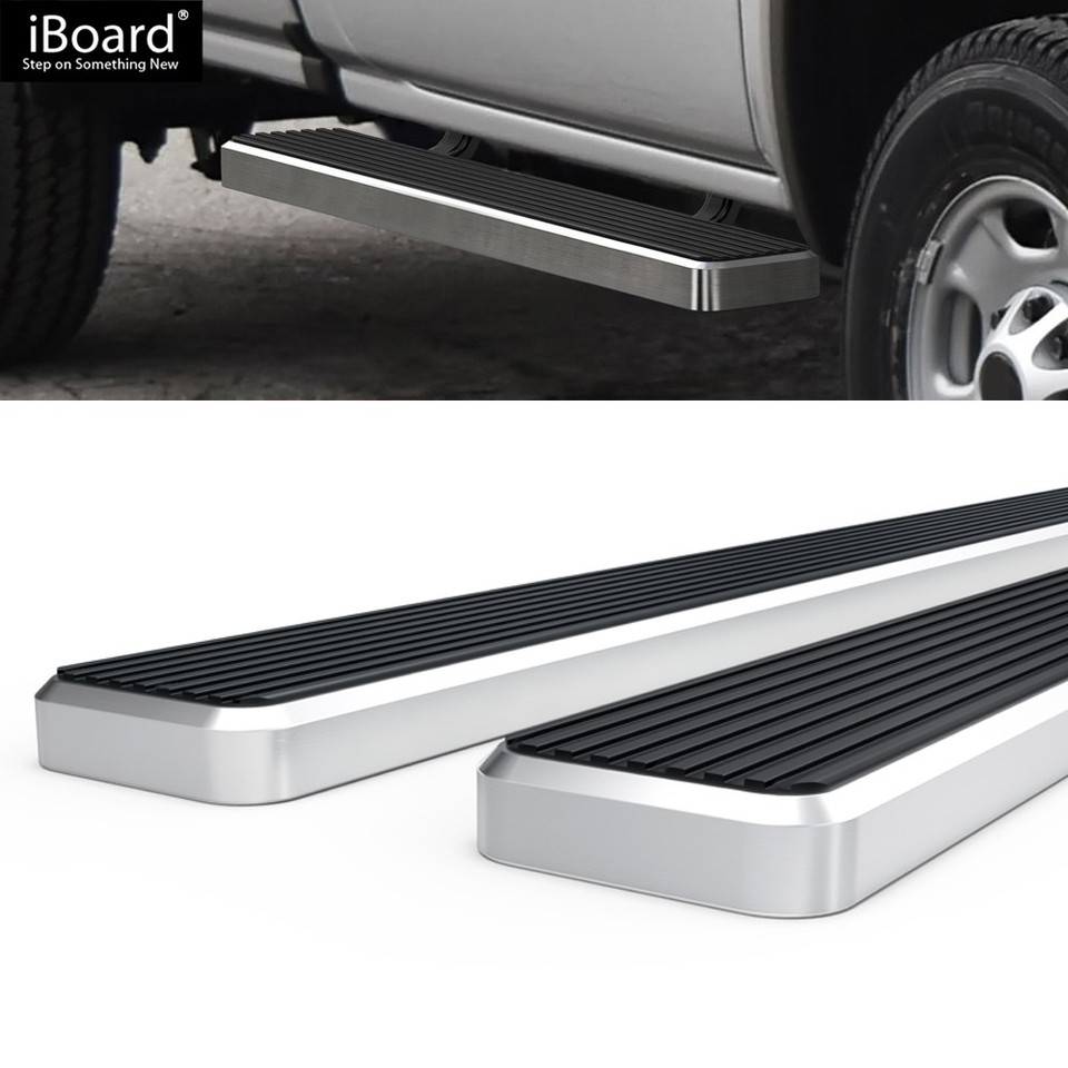 APS Polished Stainless Steel Side Step 6" Fit Silverado Sierra Regular ...