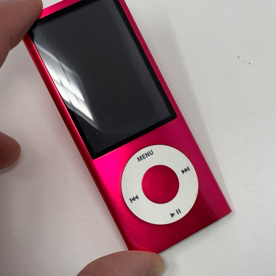 Apple iPod nano 5th Gen Pink 8GB A1320 MC050LL/A MP3 - Tested - BAD ...