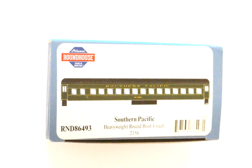 SOUTHERN PACIFIC HEAVYWEIGHT ROUND ROOF COACH #2156-HO ROUNDHOUSE MODEL ...