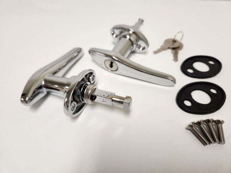 Ford Model A Exterior Outside Locking Door Handle Kit Closed Car 1928 ...