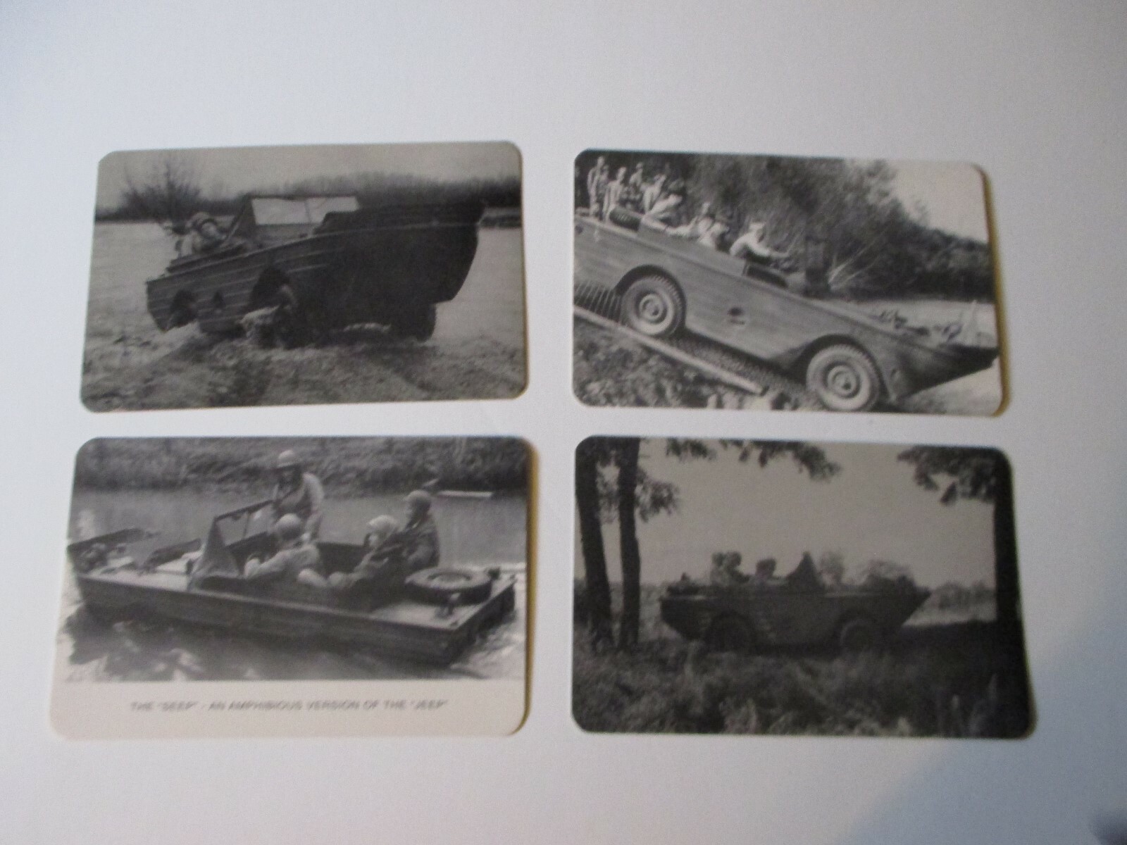 WWII FORD MOTOR CO MILITARY SEEP AMB JEEP SET # 4 FOUR (4) POSTCARDS | eBay