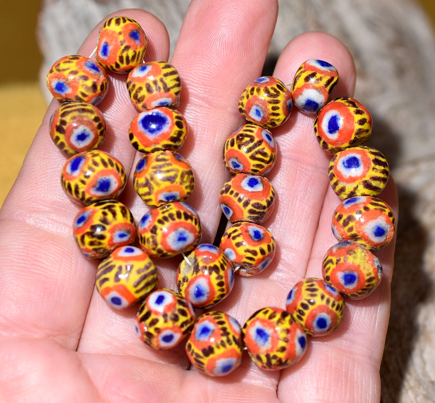 Kiffa African Powder Glass Beads Beginning Of 1990s Production ...