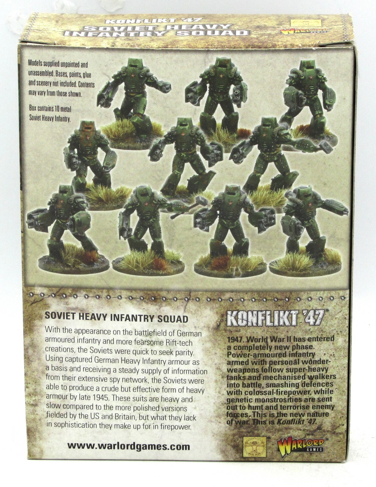 Konflikt '47 452210801 Soviet Heavy Infantry Squad (Weird War) Warlord ...
