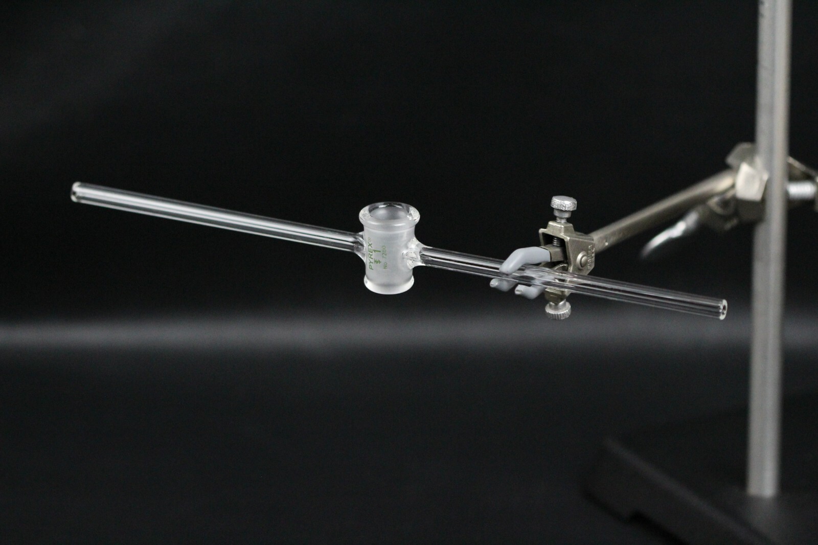 Corning Pyrex Glass 1mm Straight Bore Stopcock with 7mm OD Sidearms and ...