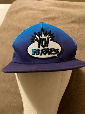 “Yo! RAPS MTV” Trucker Cap Multi Color Unisex Snapback Hat H&M Divided ...