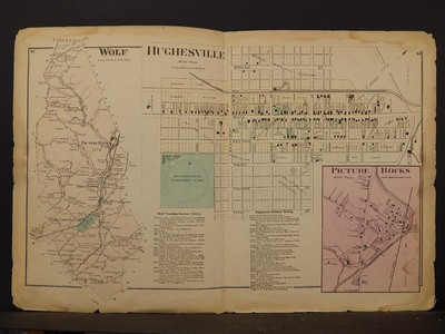 DC, DE, MD, NJ, NY, PA - Lycoming Counties Pennsylvania Map