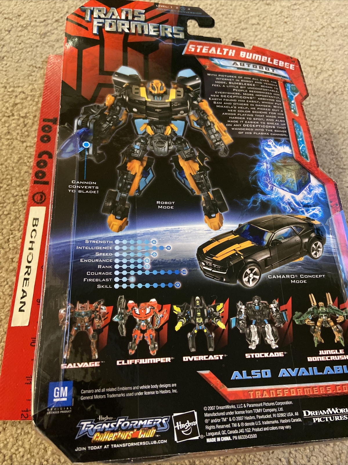 Hasbro Transformers Movie Deluxe Allspark Power Stealth Bumblebee ...