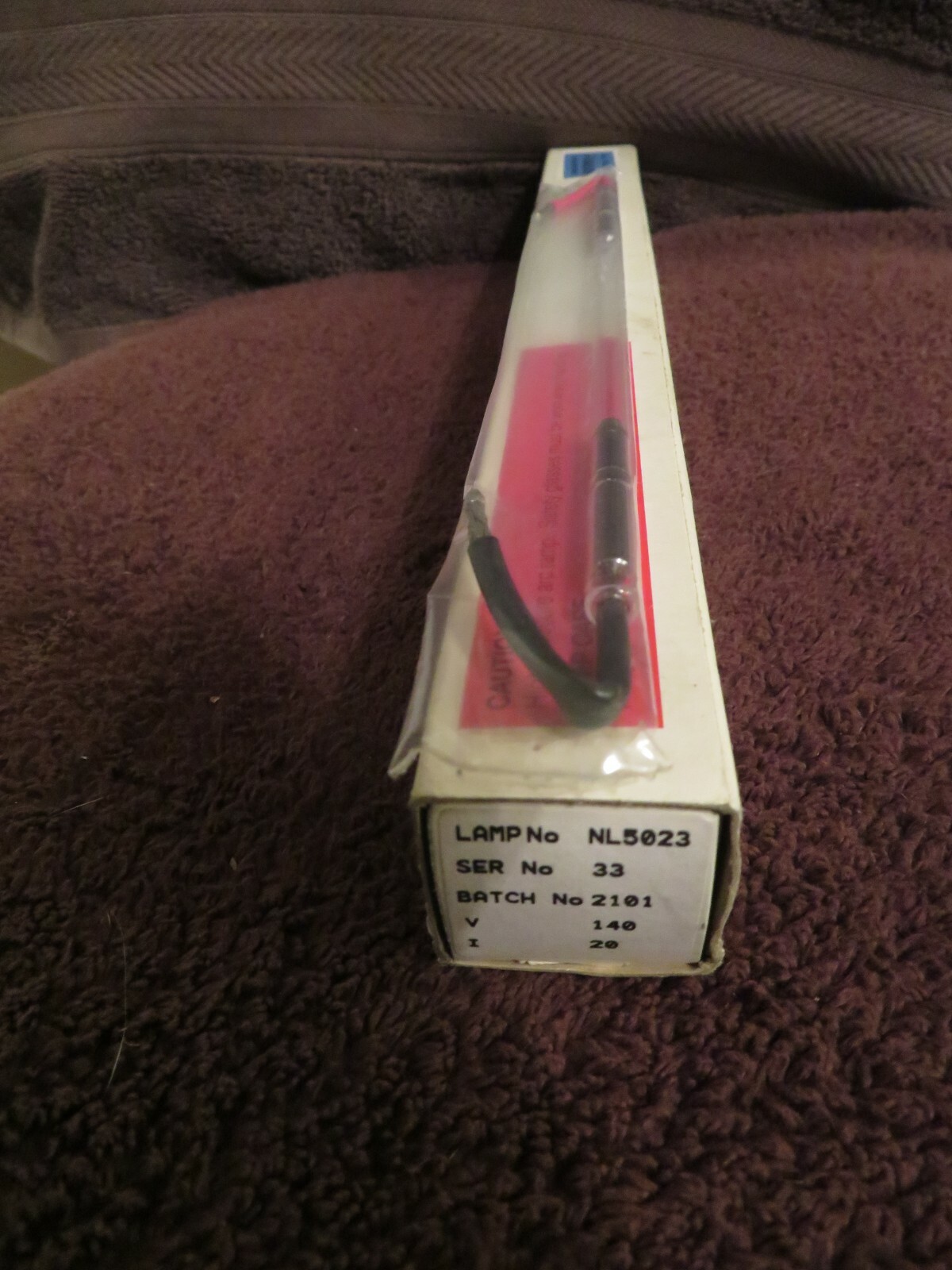 NEW ROFIN BAASEL NL5023 LASER ARC KRYPTON LAMP 2.5 625-751015 SER 33 ...