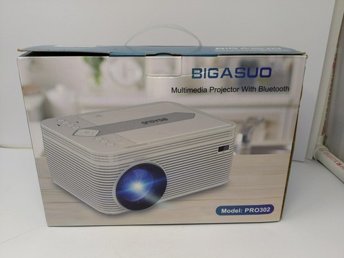 Bigasuo Hd 9000l Bluetooth Projector Built In Dvd Player, Outdoor Movie ...