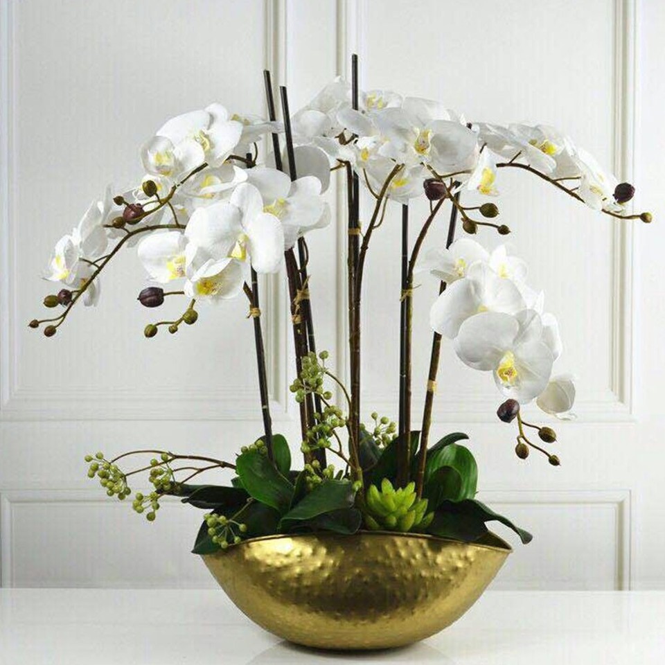 Flower Arrangement Holder Ingot Shape Pot Container Succulent Plant ...