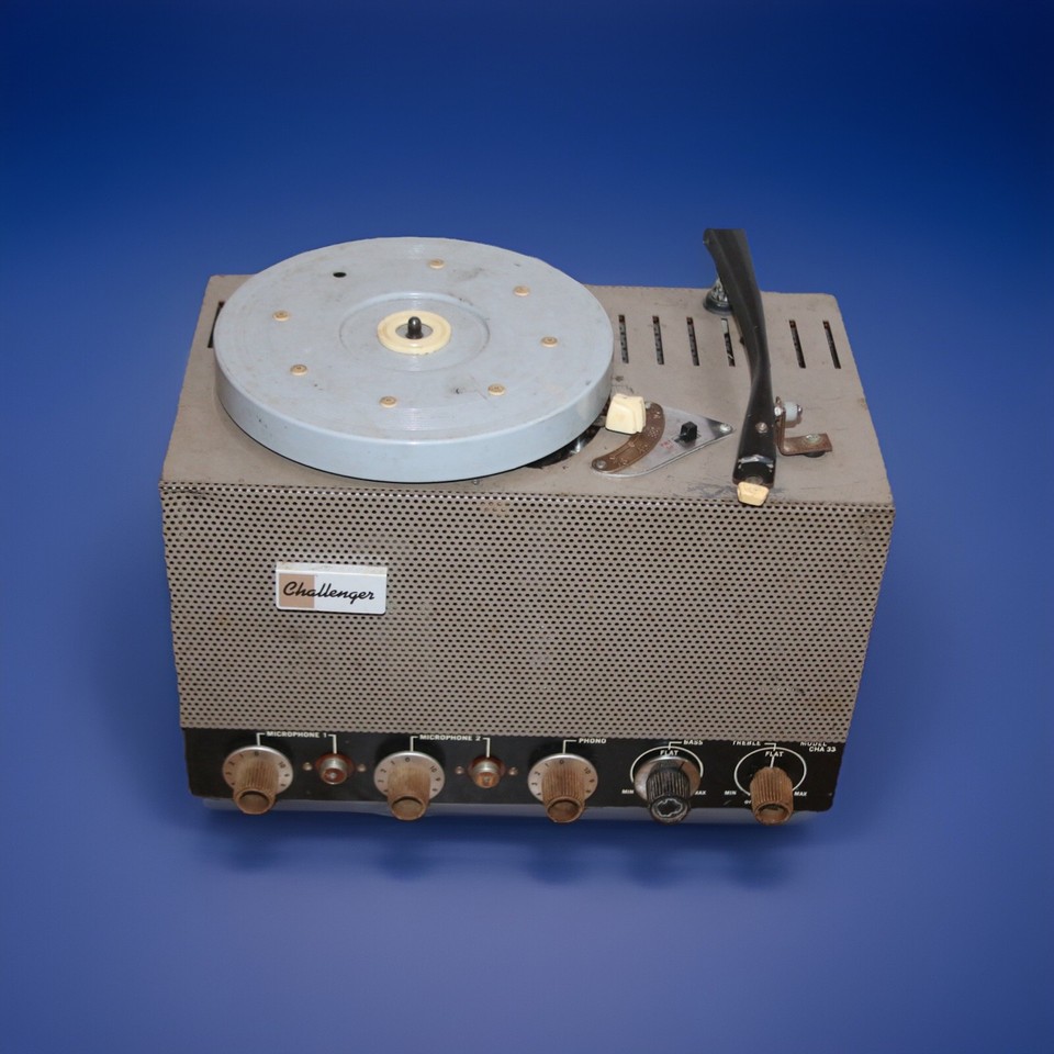 Original Bogen Challenger Model CHA-33Y tube Amplifier w/phonograph ...