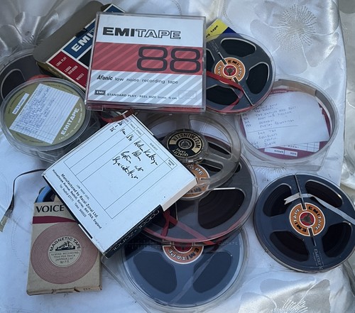 Job Lot Of Mixed Magnetic Recording Reels Tapes EMI Voice Letter ...