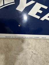 Vintage Goodyear Sign for sale | eBay