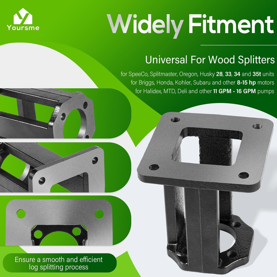 31-272 Log Splitter Pump Mount Brackets Replace for Hydraulic 8hp-15hp ...