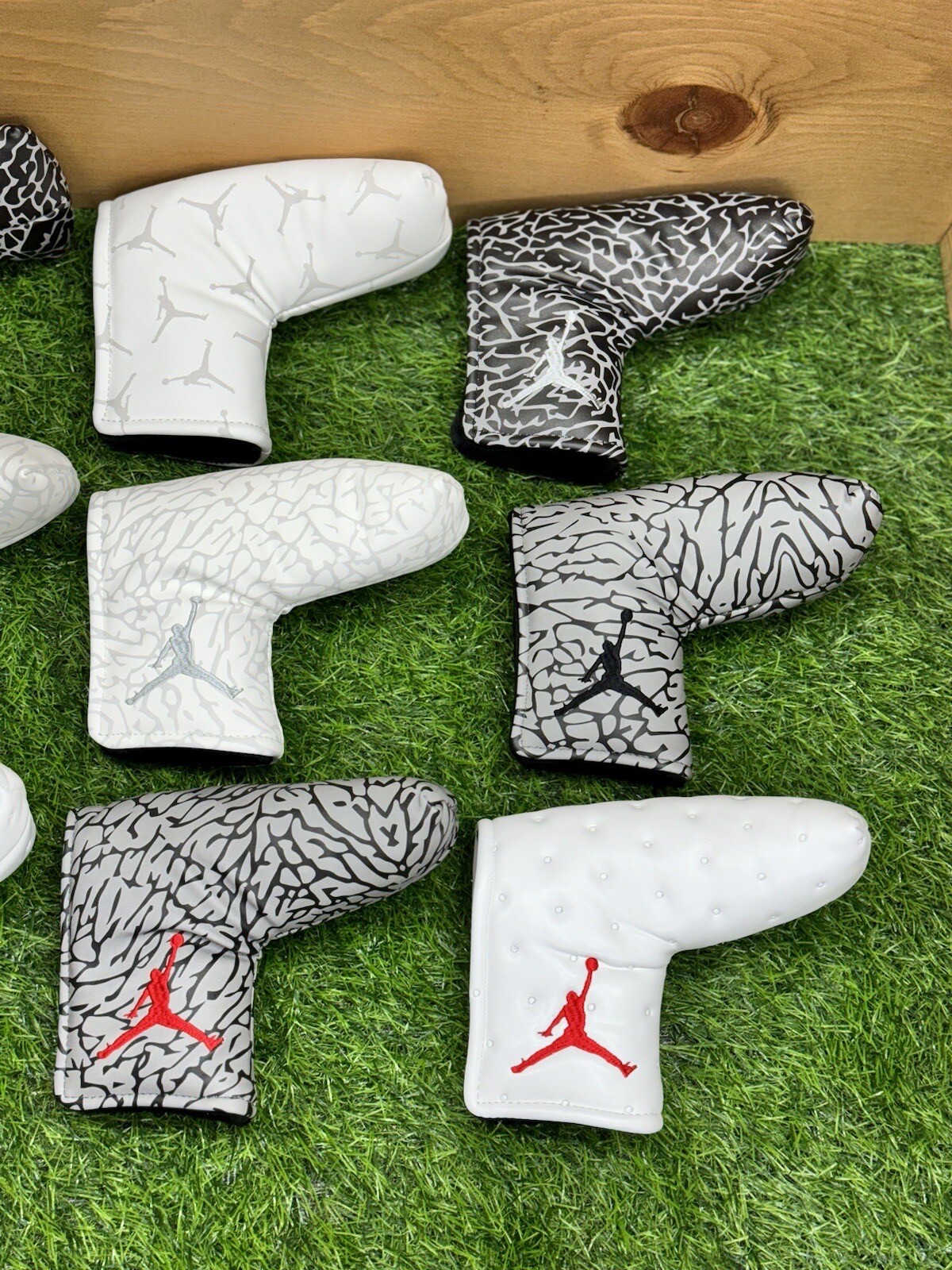Air Jordan Blade Putter Cover Elephant print Magnetic Upcycled Hand ...