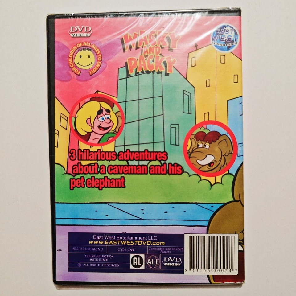 Wacky and Packy (DVD) [Region Free] Classic Children's Cartoon - NEW ...