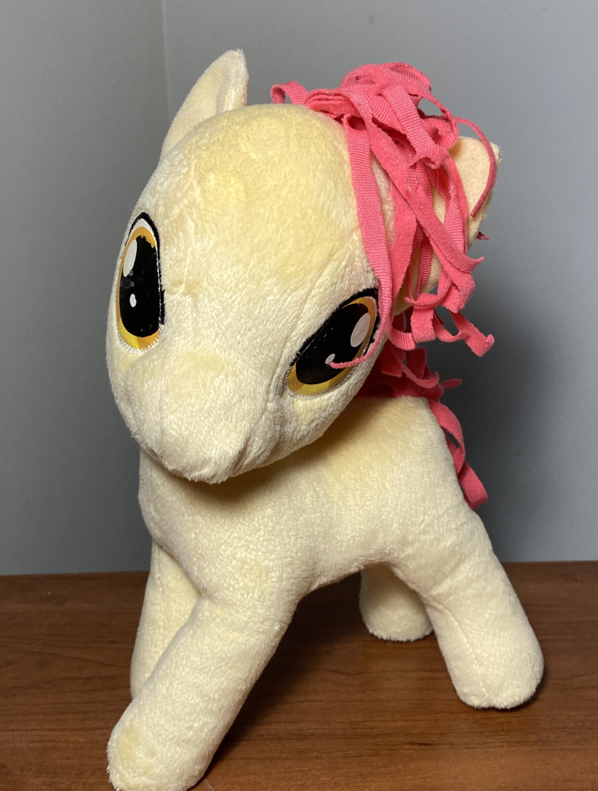 Cute My Little Pony APPLE BLOOM Plush Stuffed Animal Yellow Pink Cloth ...