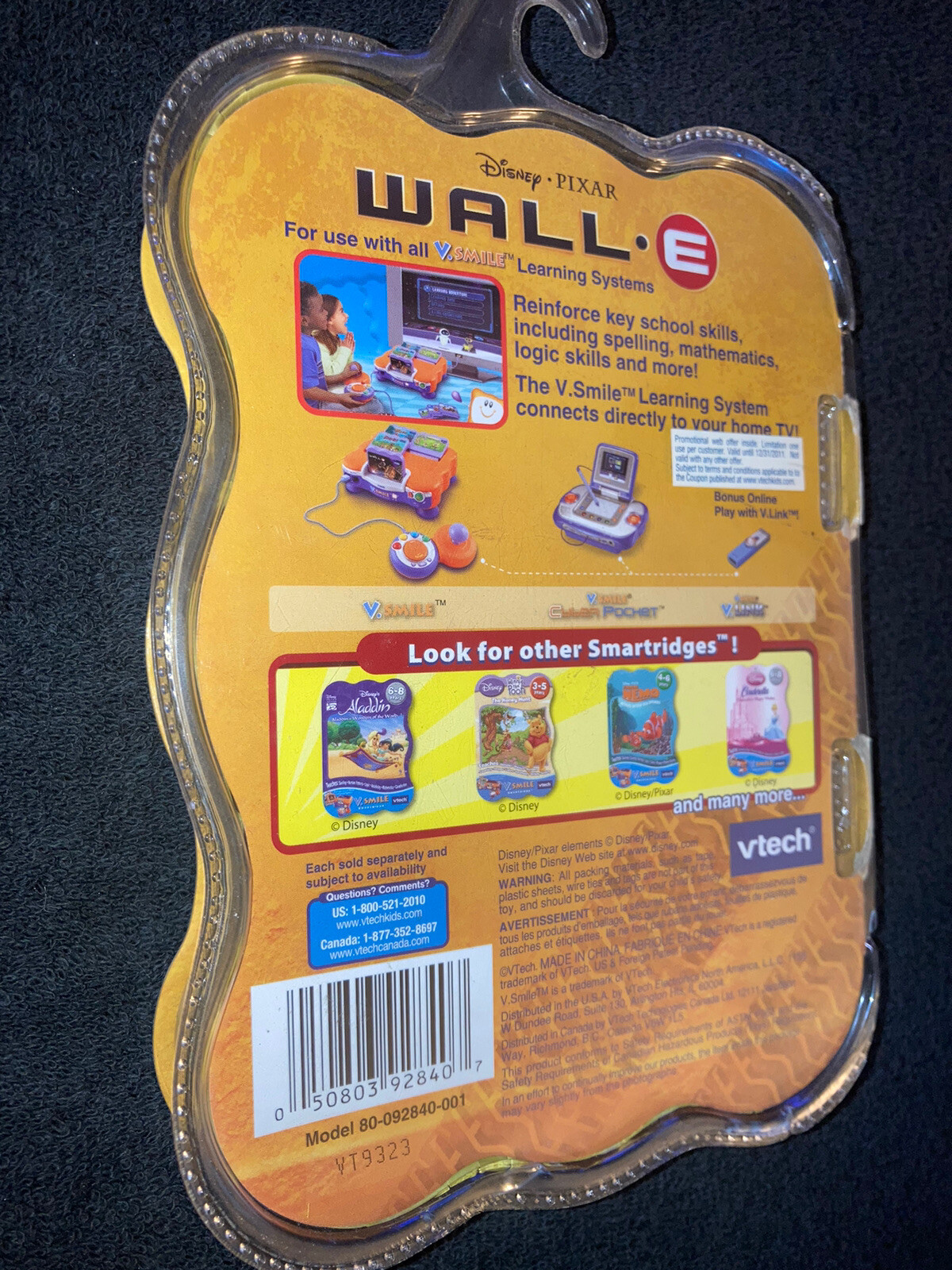 NEW Vtech V.Smile, v-Motion Disney-Pixar Wall-E Ages 3-5 Years ...