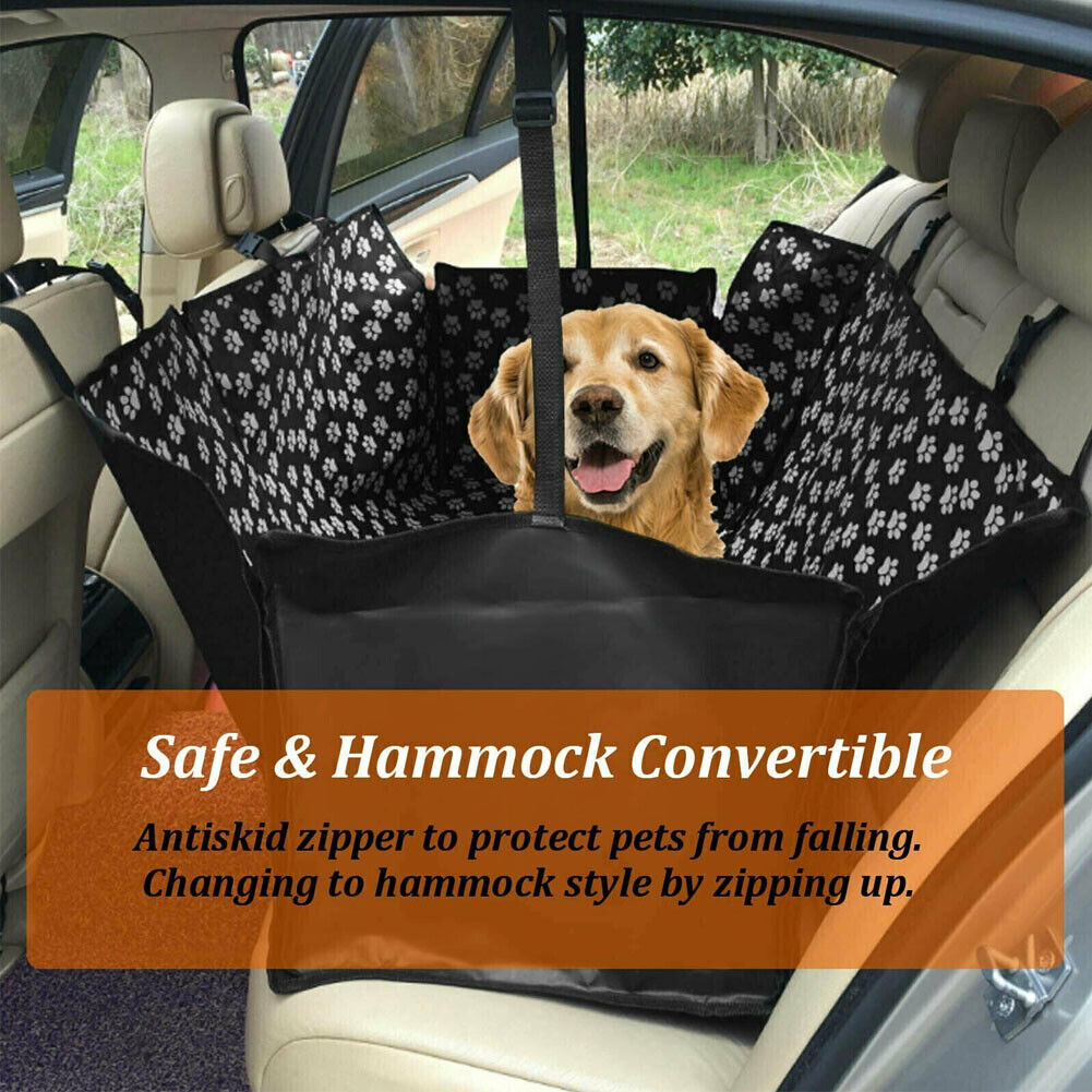 Pet Car Rear Back Seat Cover Dog Cat Protector Waterproof Hammock Mat ...