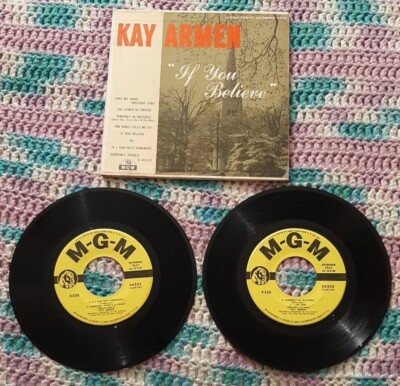 Kay Armen 2 45 EP set If You Believe MGM X330 vg+ | eBay