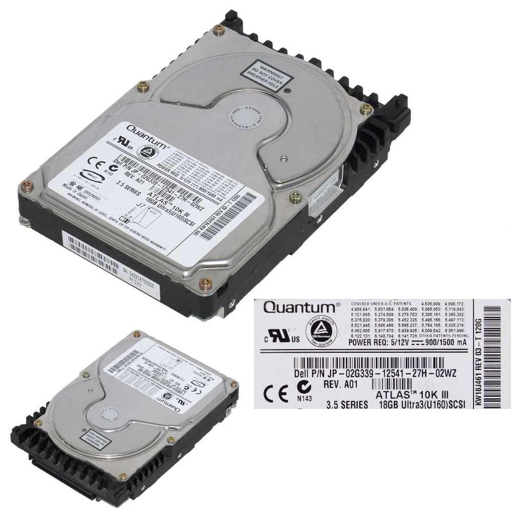 Quantum Atlas 10k 18GB Internal 10000RPM 3.5" (KW18J461) for sale ...