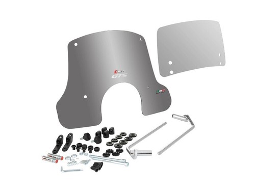 Vespa GTS 300 2023 23 Twin Faco Screen Flyscreen Wind Shield Adjustable ...