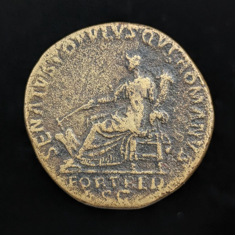 Roman Bronze Coin -- Trajan Sestertius | eBay