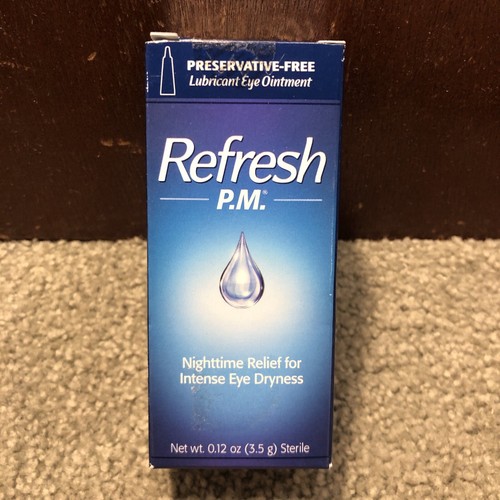 Refresh PM P.M. Lubricant Eye Ointment, Preservative Free, 0.12oz - EXP ...