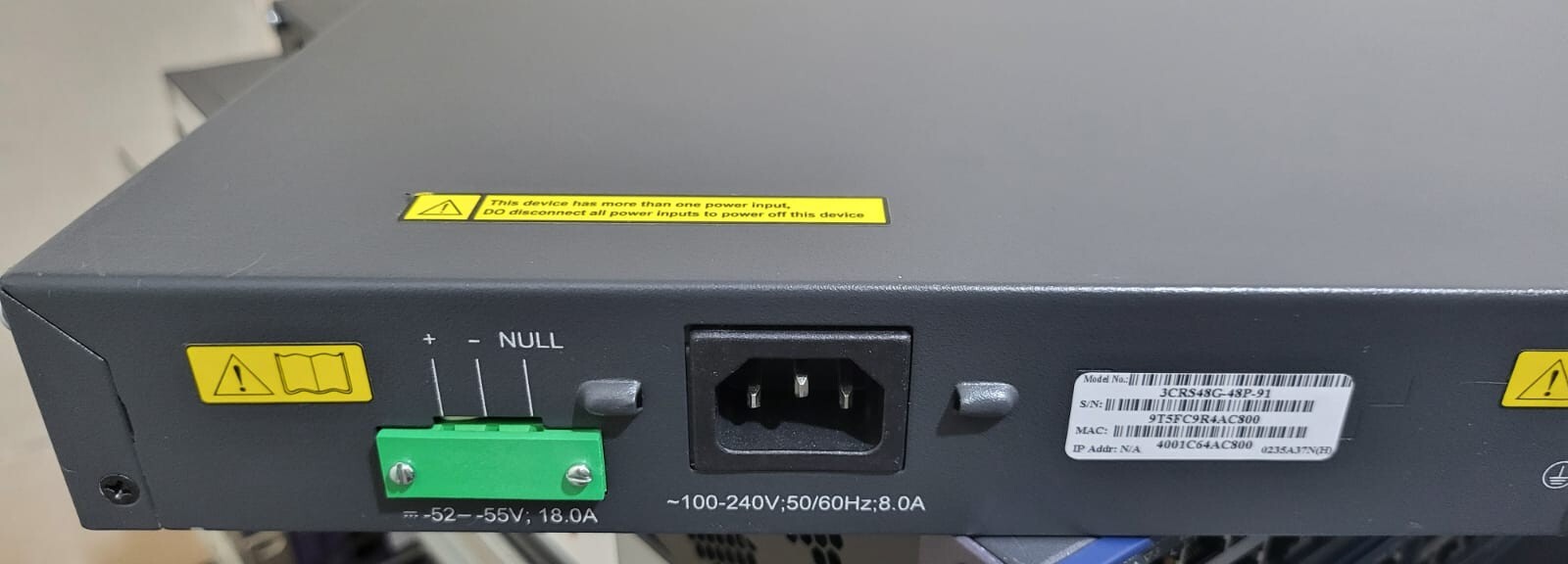 3Com+4800g+48-port+Switch+3crs48g-48-91+With+Rack+Ears for sale online ...