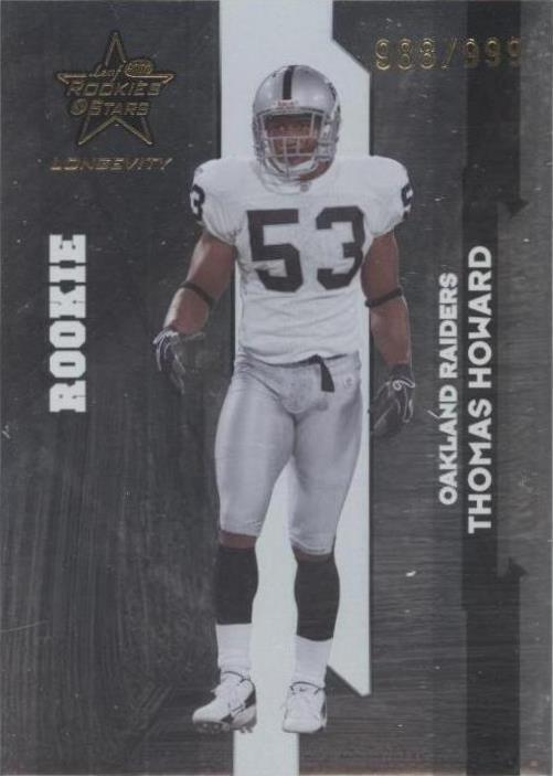 2006 Leaf Rookies & Stars Longevity - Rookie Thomas Howard #120 /999 ...