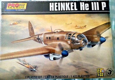 Pro Modeler/Revell- Heinkel HE-111P- 1/32nd scale- 1st Issue- SEALED ...