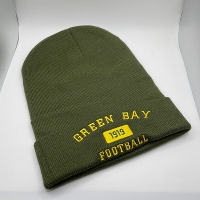 NFL Greenbay Packers Green Embroidered Winter Stocking Hat OS | eBay