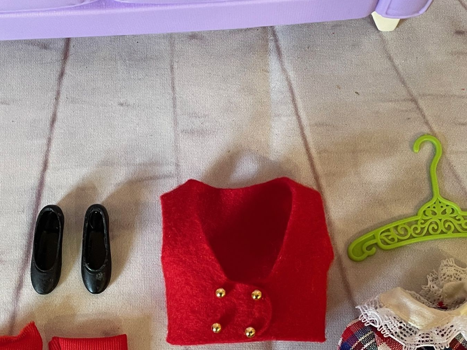 Vintage Barbie: Skipper HTF 1966 "Rainy Day Checkers" Outfit #1928 ...