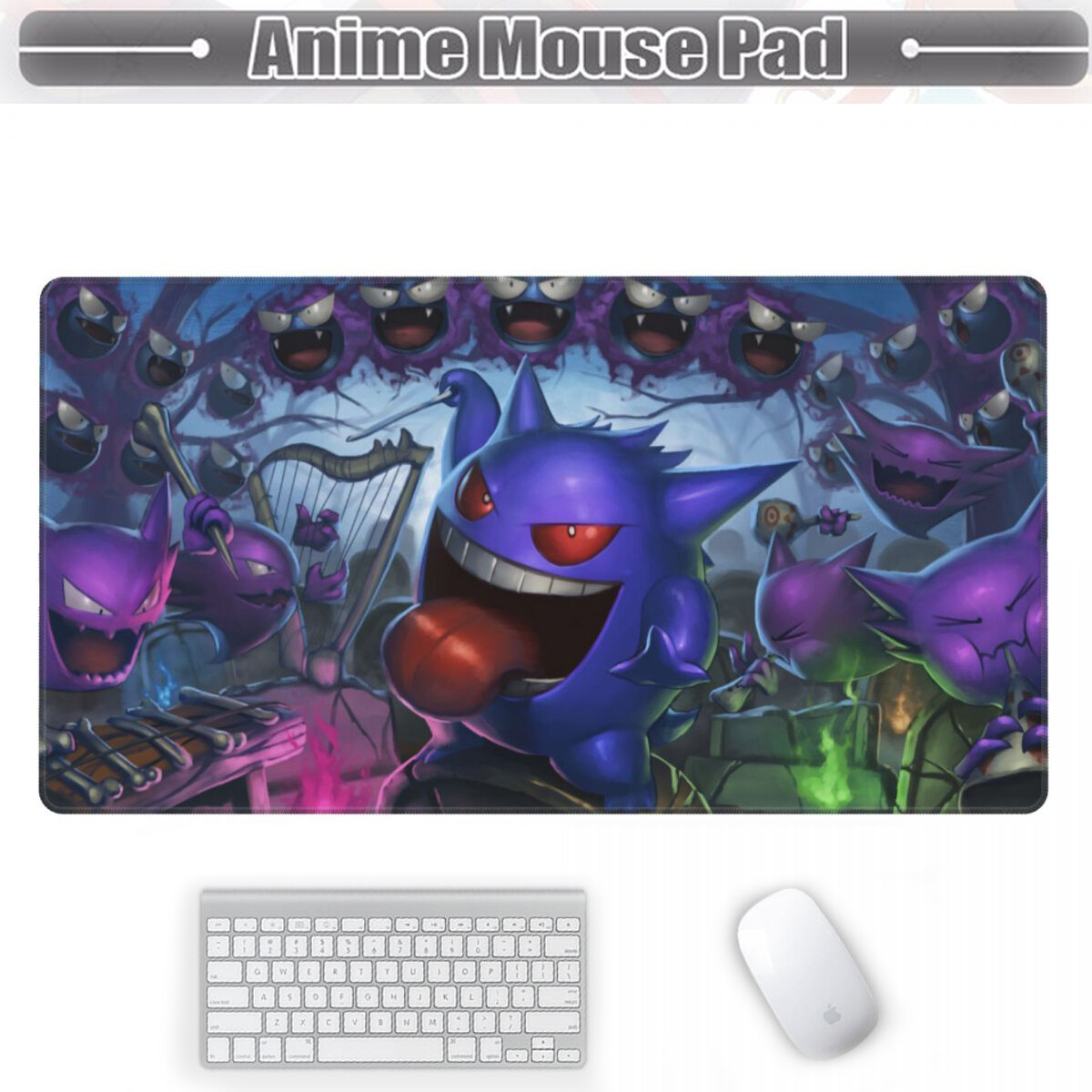 Gengar Board Card Game Pokemon Games MousePad PTCG CCG MTG PlayMat 60 ...