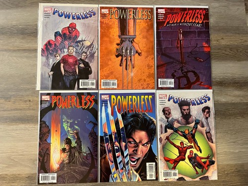 Powerless #1-6 Complete Marvel Series Matt Cherniss/Michael Gaydos ...
