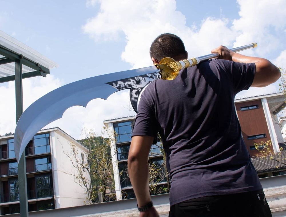 Chinese KUNGFU Da Dao Glaive Broadsword Sword Stainless Steel Sharp ...