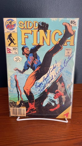 Sidd Finch Pop Fly Print Daniel Horine #/417 Autographed Sports ...