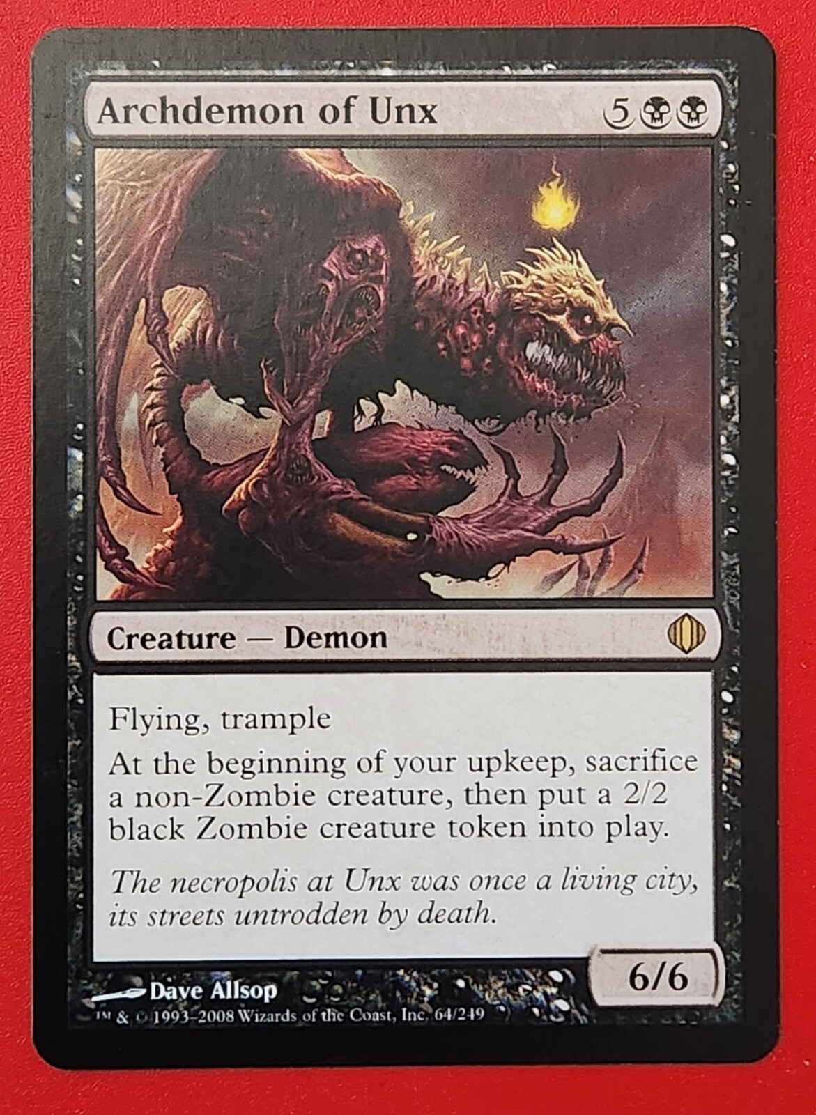 MTG Archdemon of Unx Shards of Alara 64/249 Regular Rare NM | eBay