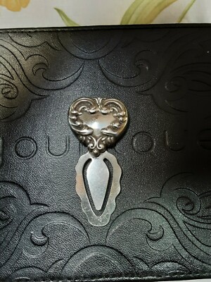 Brighton Vintage Silver-tone Bookmark Page Marker Holder Clip Scrolled ...