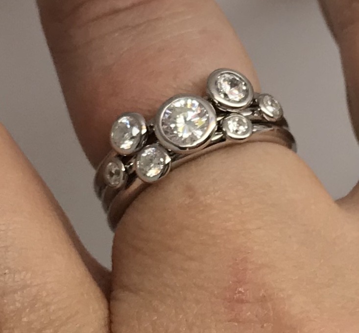 Stackable Rings Fairmined Ecological Gold Grain Stackable Ring From