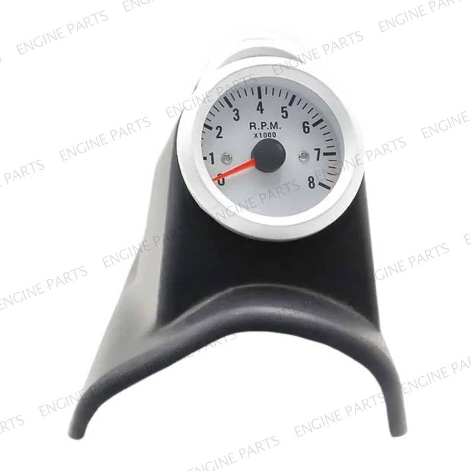 Blue 2'' 52mm LED Triple 3 Gauge Kit Tachometer Water Temp Oil Press ...
