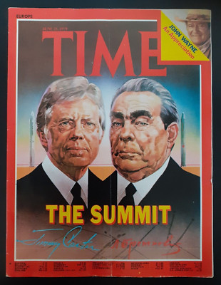 Time Europe Magazine 1979 June 25 Summit JIMMY Carter Leonid Breznev ...