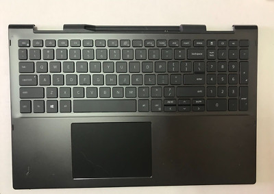 GENUINE Dell Inspiron 7500 15.6" Laptop Palmrest Touchpad Keyboard P/N ...