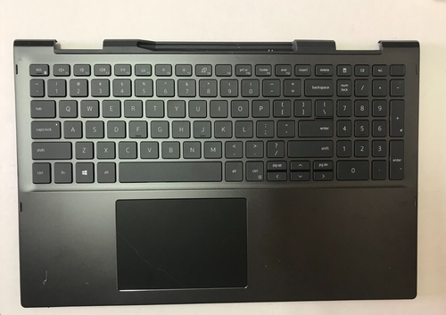 GENUINE Dell Inspiron 7500 15.6" Laptop Palmrest Touchpad Keyboard P/N ...