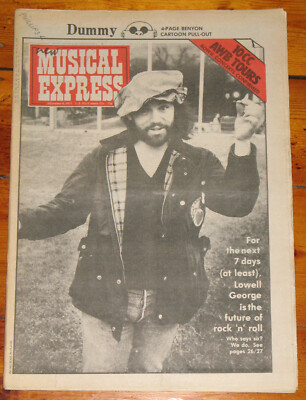 NME Magazine LOWELL GEORGE Gregg Allman DAVID BOWIE December 6 1975 | eBay