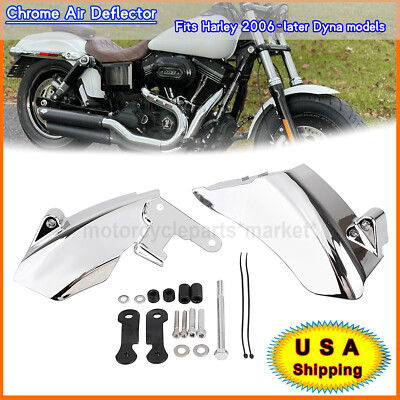 Mid Frame Air Deflector Trim Heat Shield Cover For Harley Dyna Fat Bob ...