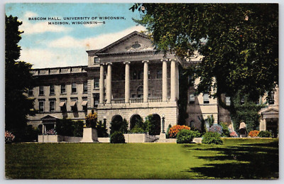 Vintage Postcard - Bascom Hall - University of Wisconsin - Madison WI ...