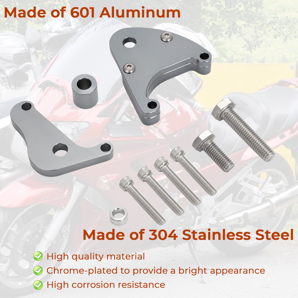 For Yamaha FJR1300 FJR1300A FJR1300AE Mounting Plates & Folding Highway ...