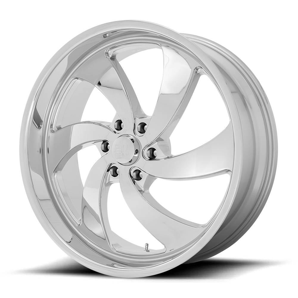 US Mag 1PC U132 Desperado 22x10 6x5.5 Chrome Right Wheel 22" 25mm Rim ...